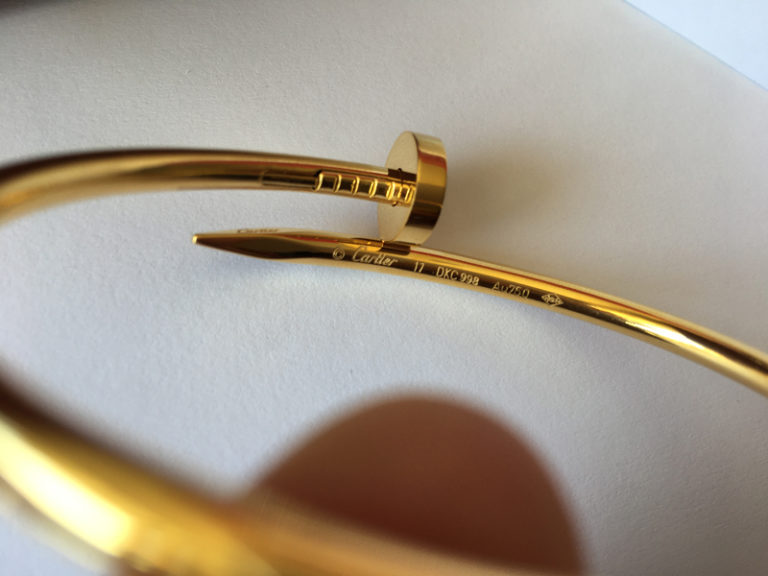 Cartier Juste un Clou Bracelet Nail Bangle yellow gold, pink gold ...