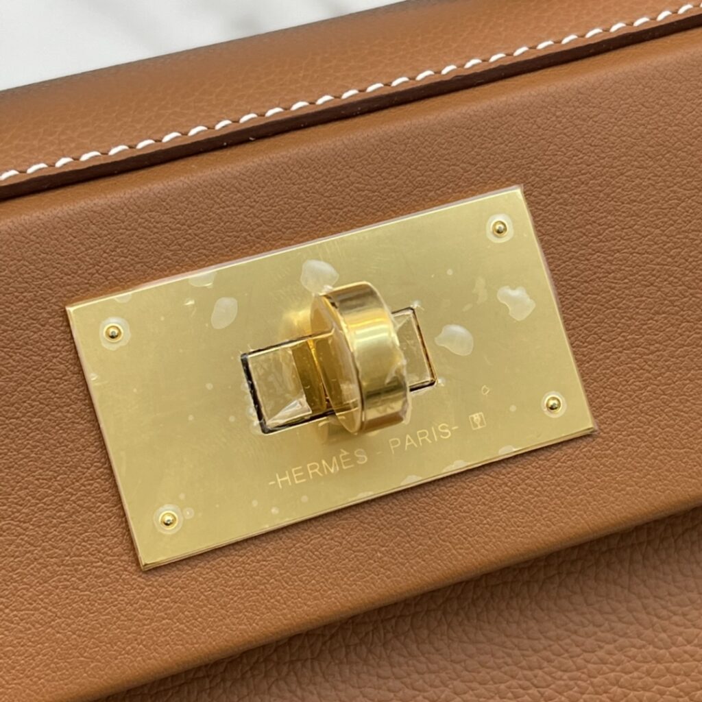 Hermes Mini 24/24 21 Bag Evercolor/Swift Calfskin in Black,Gold,Etoupe ...