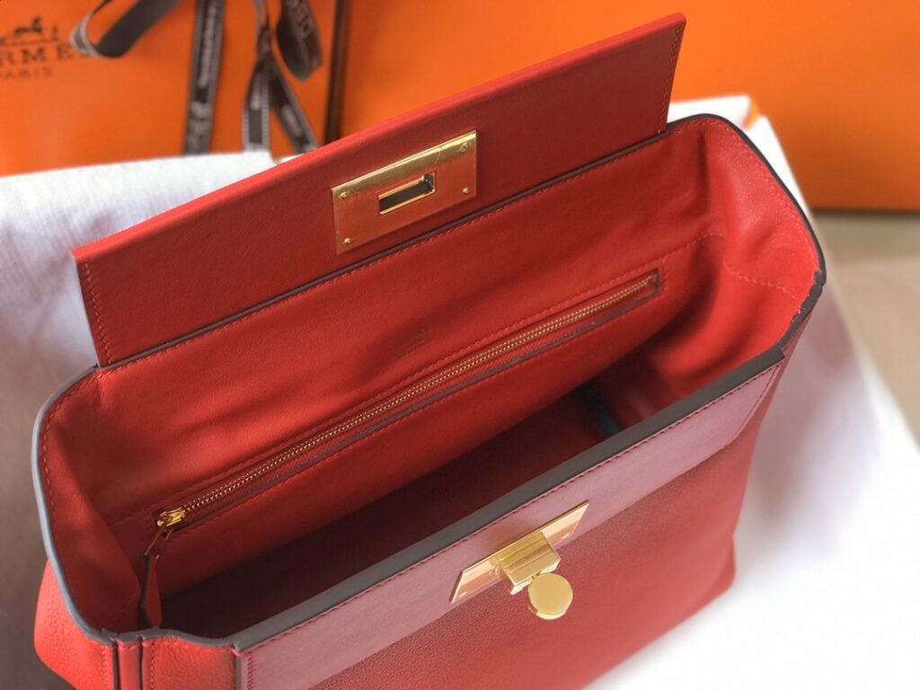 Hermes Mini 24/24 21 Bag Evercolor/Swift Calfskin in Black,Gold,Etoupe ...