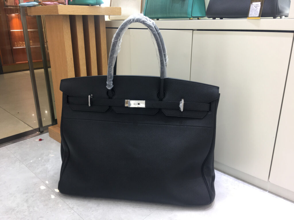 Hermes Birkin HAC 50 Togo Black, Gold & Etoupe GHW/PHW - HoooGoods