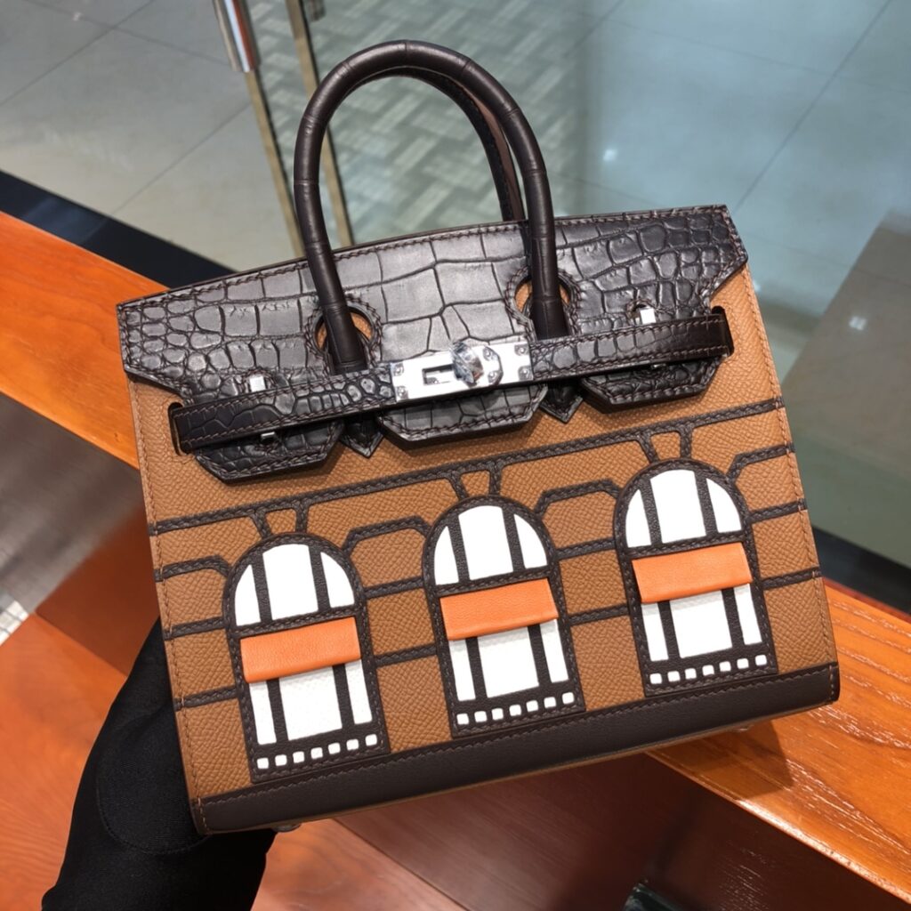 Hermes Birkin 20 Sellier Faubourg "DAY" Limited Edition Brown Palladium ...