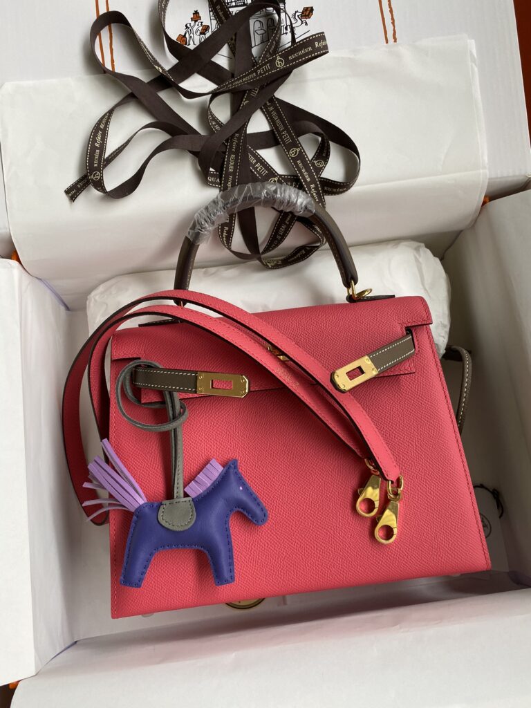 Hermes HSS Special Order Kelly Mini/25/28/32 Epsom Horseshoe Stamps ...