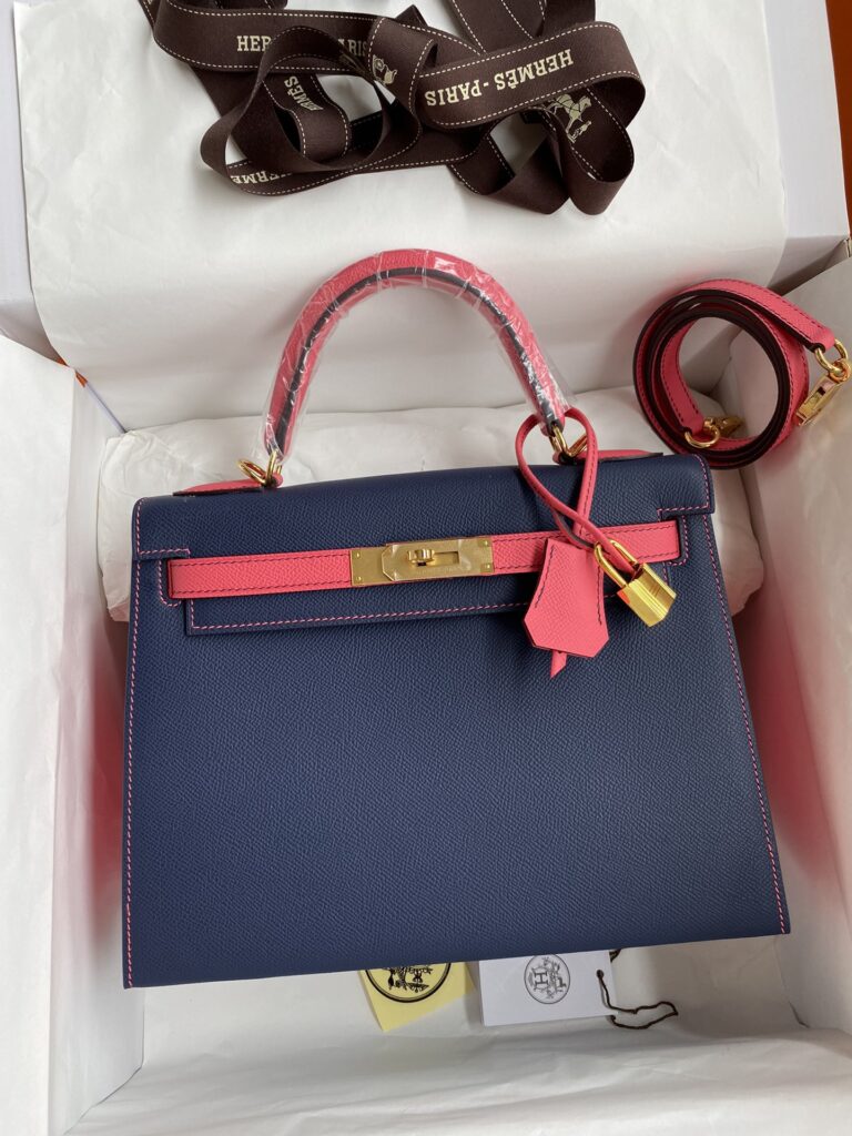 Hermes HSS Special Order Kelly Mini/25/28/32 Epsom Horseshoe Stamps ...