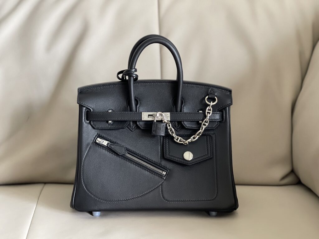 Hermes Birkin 25 Rock Black Palladium Hardware Limited Edition - HoooGoods