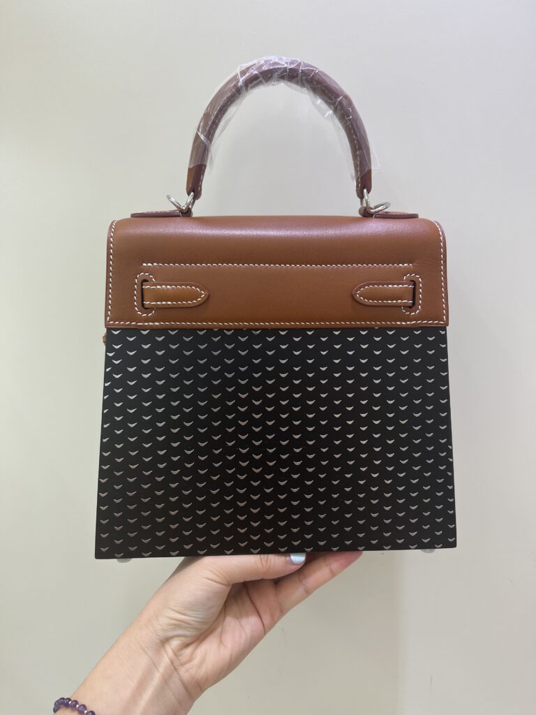 Hermes Kelly Kellywood 22 cm Wood Kelly Barenia Leather Limited Edition ...