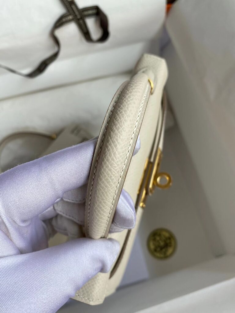 Hermes Mini Kelly 20 II Epsom Craie GHW – HoooGoods