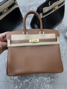 Real 1:1 Handmade Hermes BIRKIN 25, 30, 35, 40 BOX Leather GHW/PHW ...