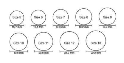 Ring Size Chart – How to find your ring size? – HoooGoods