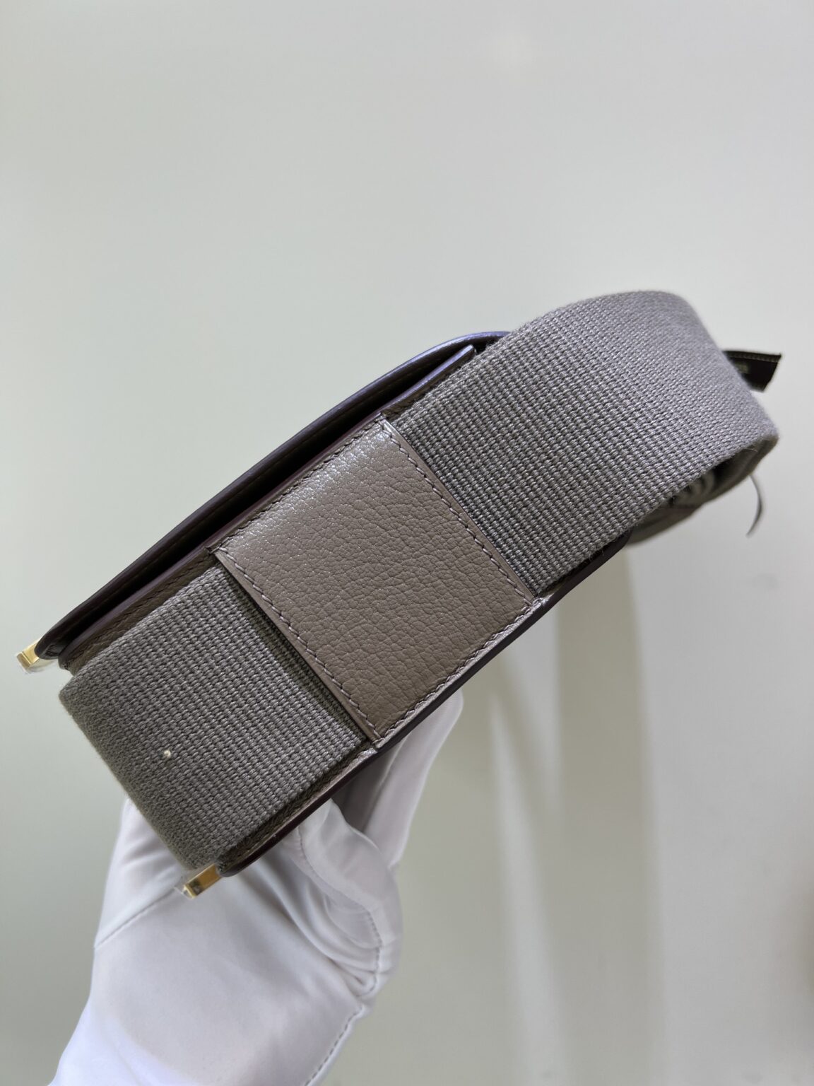 Hermes Geta Bag Mysore Goatskin Nata, Etoupe, Bleu Brume, Vert Fizz, Navy, Gold, Black - HoooGoods