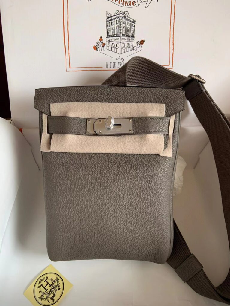 Hermes HAC A DOS Backpack PM in Black, Gold, Etoupe, Etain, Orange ...